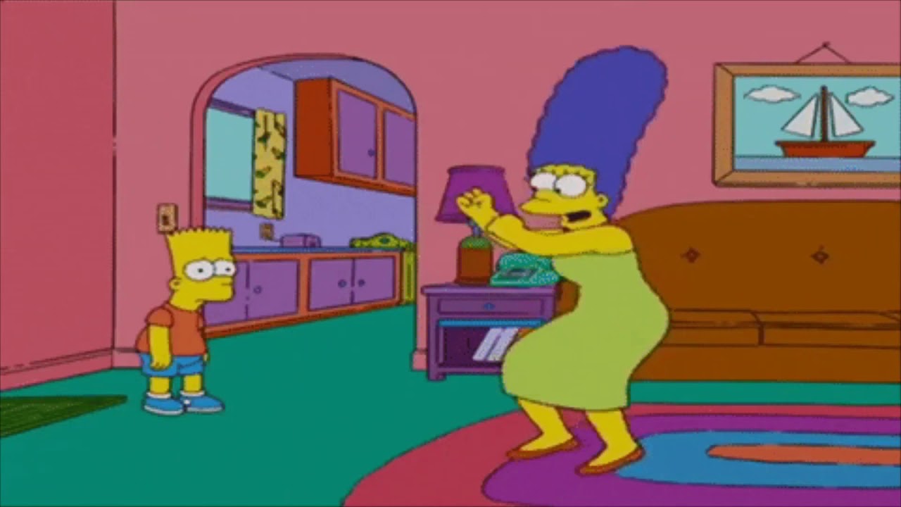 The Simpsons dancing to (FEEL MY LOVE) - YouTube