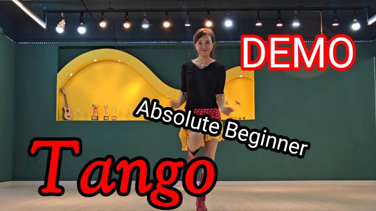 Tango LineDance/Absolute Beginner/#탱고라인댄스 #킴스라인댄스협회 #김향임라인댄스 - YouTube