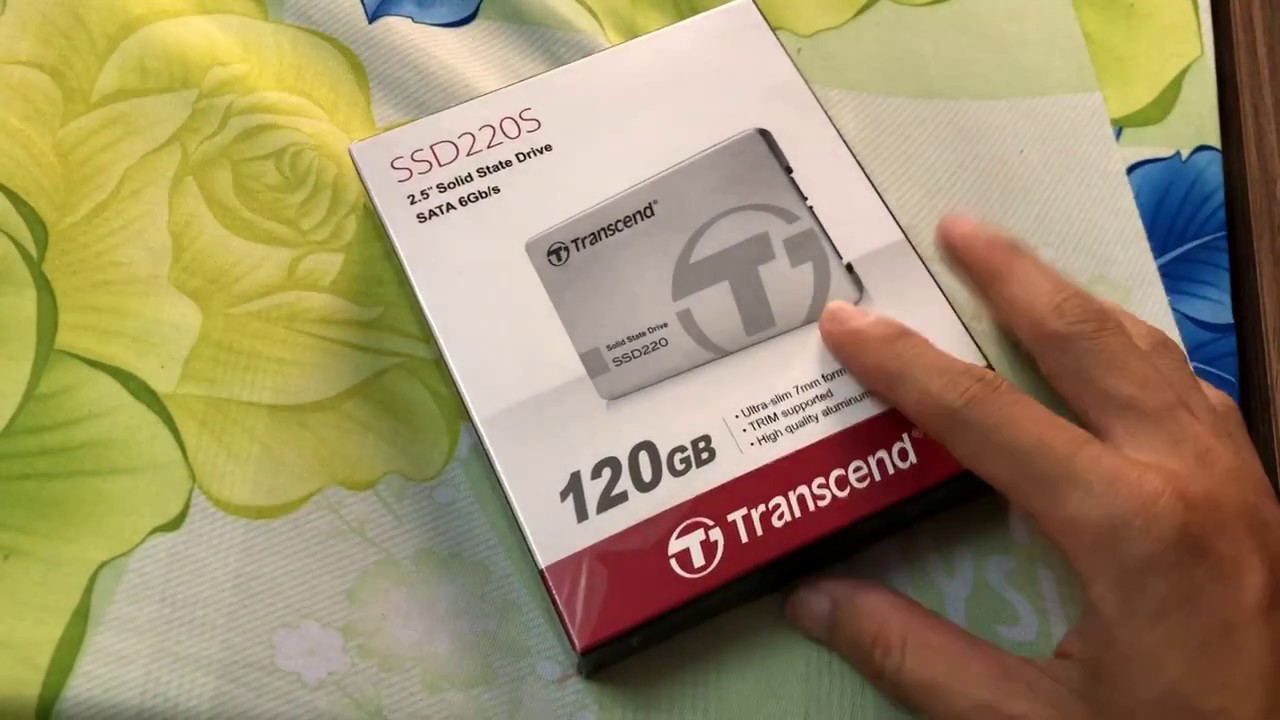 Unbox and install Windows 10 pro on ssd transcend 220s 120GB - YouTube