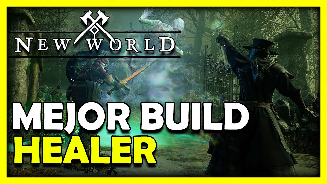 💊 La MEJOR BUILD de HEALER NEW WORLD 2021 💊 Build Baston de Vida y ...