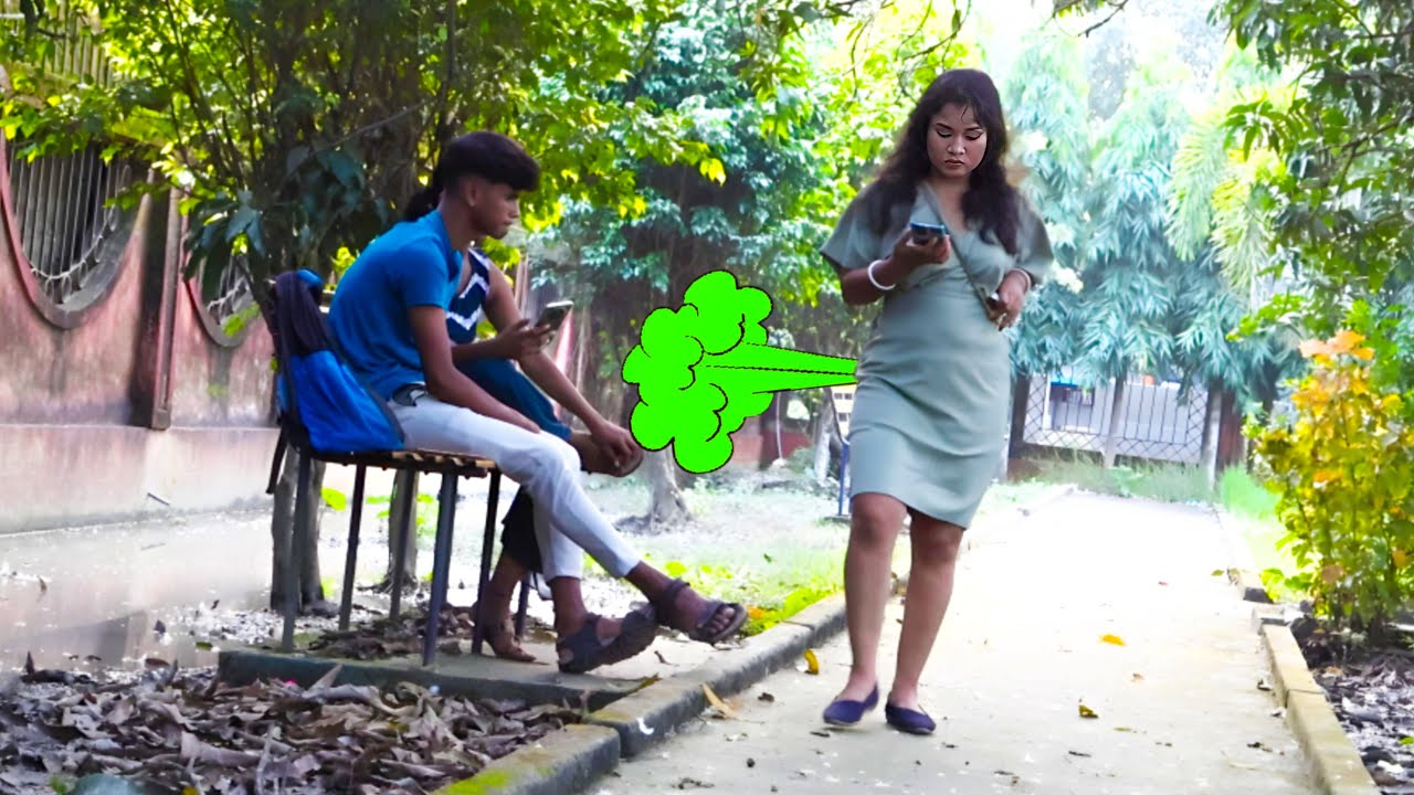 Funny Farty Party Wet Fart Prank on Girls Part- 187 😜! N2o Shreya - YouTube