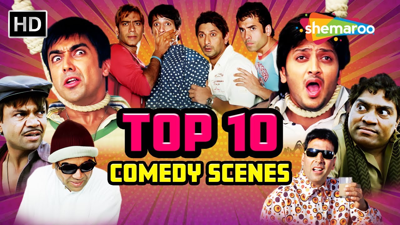 Top 10 Comedy Scenes | Best Of Comedy Scenes | अक्षय कुमार | राजपाल ...