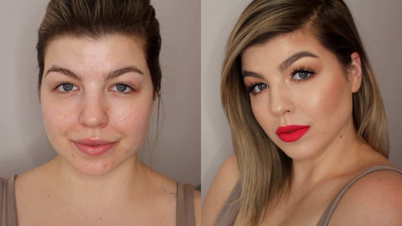 Glowy Orange Makeup Tutorial - YouTube