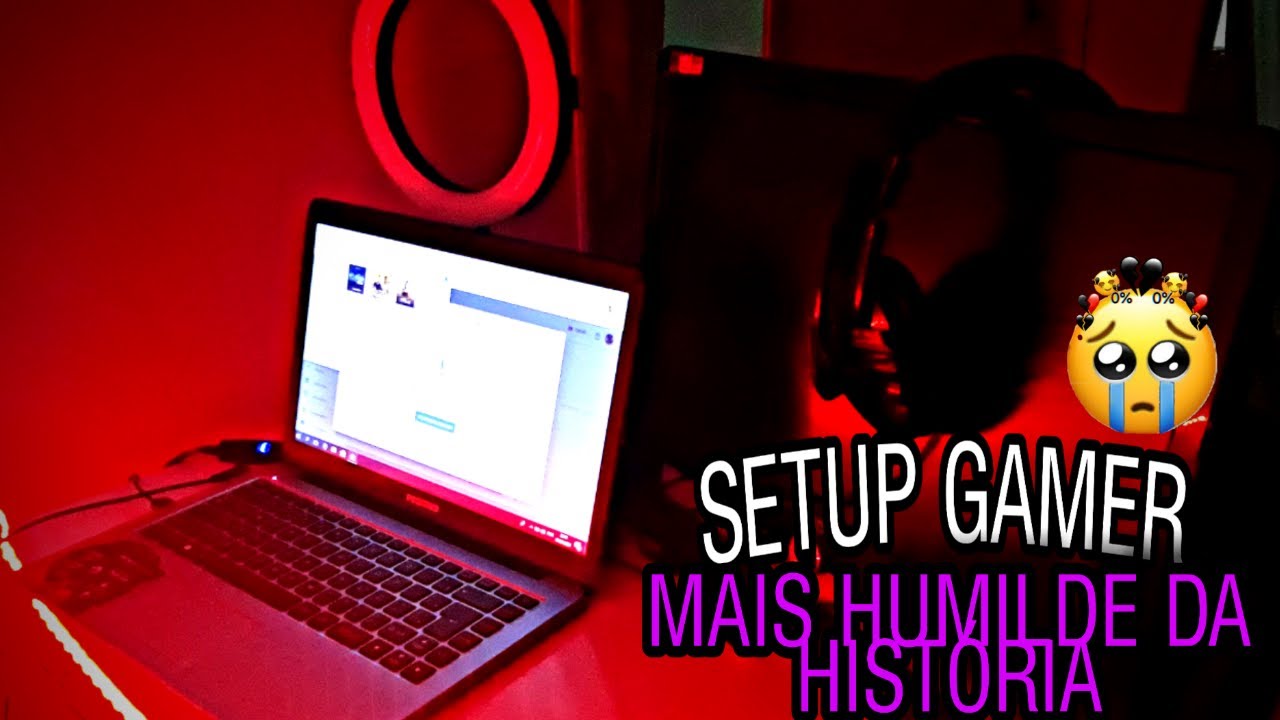 MEU SETUP GAMER DE POBRE 😭😭!!! - YouTube