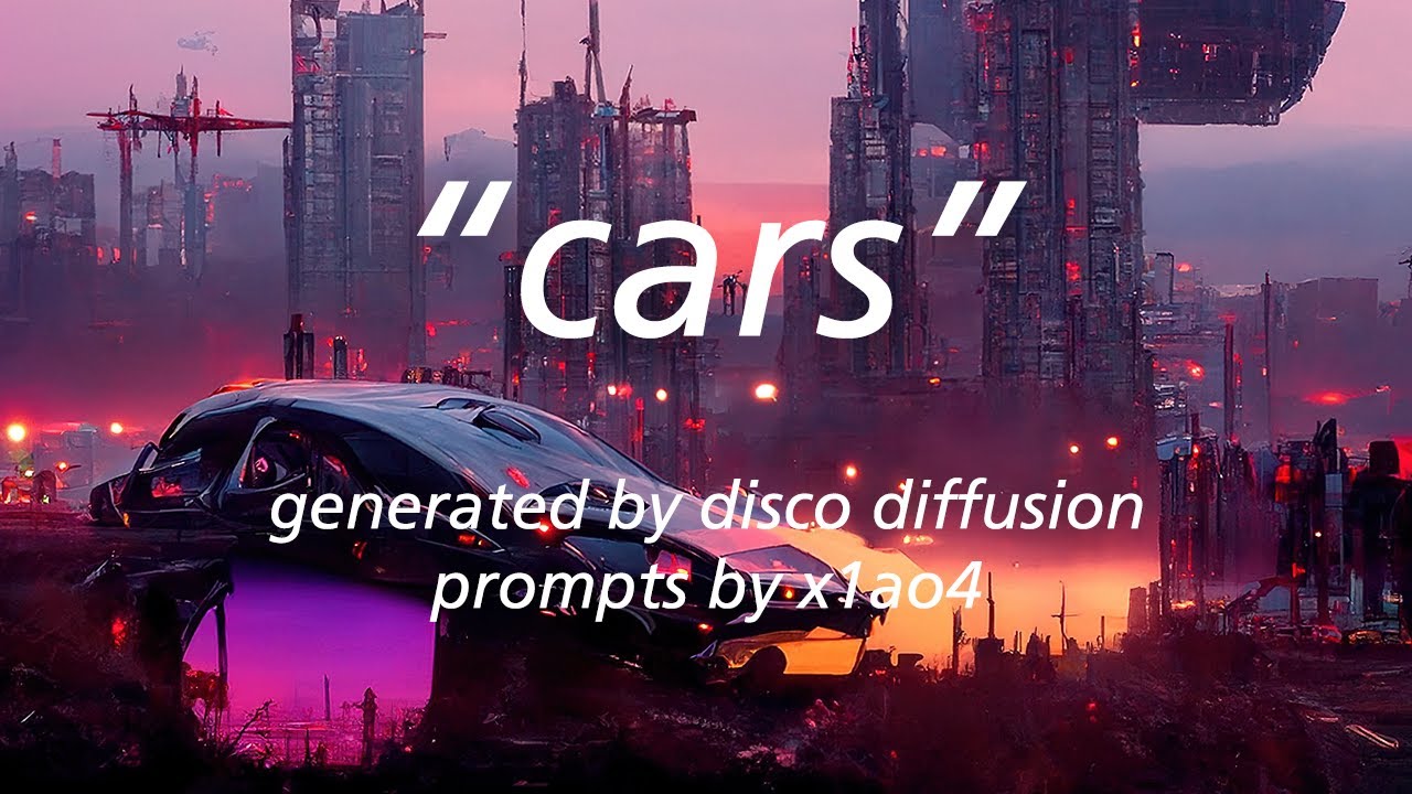 cars - generated by disco diffusion - YouTube