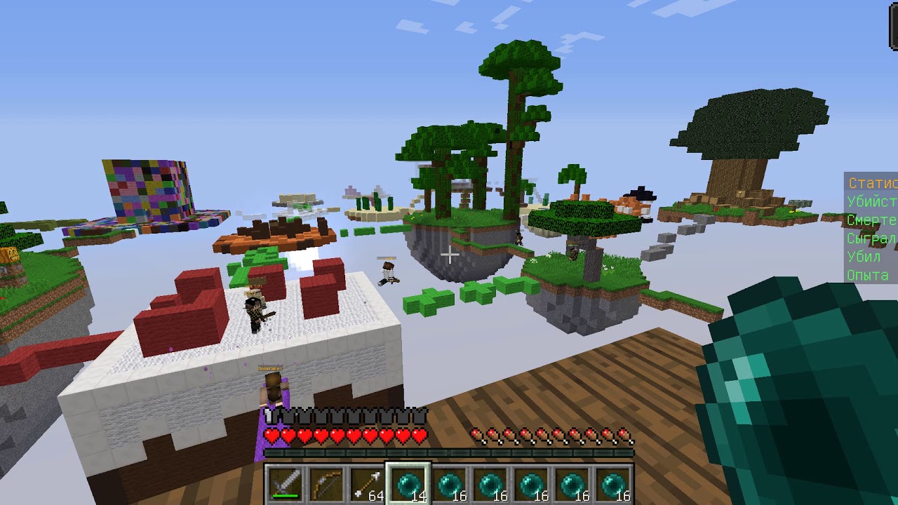 Играем в Sky PVP Minecraft Sky PVP (Mini-Game) - YouTube