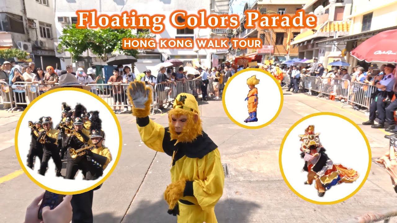 Hong Kong Cheung Chau Bun Festival - Floating Colours Parade | 2 Hour ...
