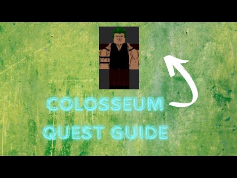 How to do the colosseum quest in blox fruits - YouTube