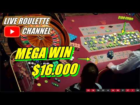 🔴LIVE ROULETTE | 💰 MEGA WIN 💲16.000 In Real Vegas Casino 🎰 $100 Chips Inside Exclusive ✅ 2026-04-26