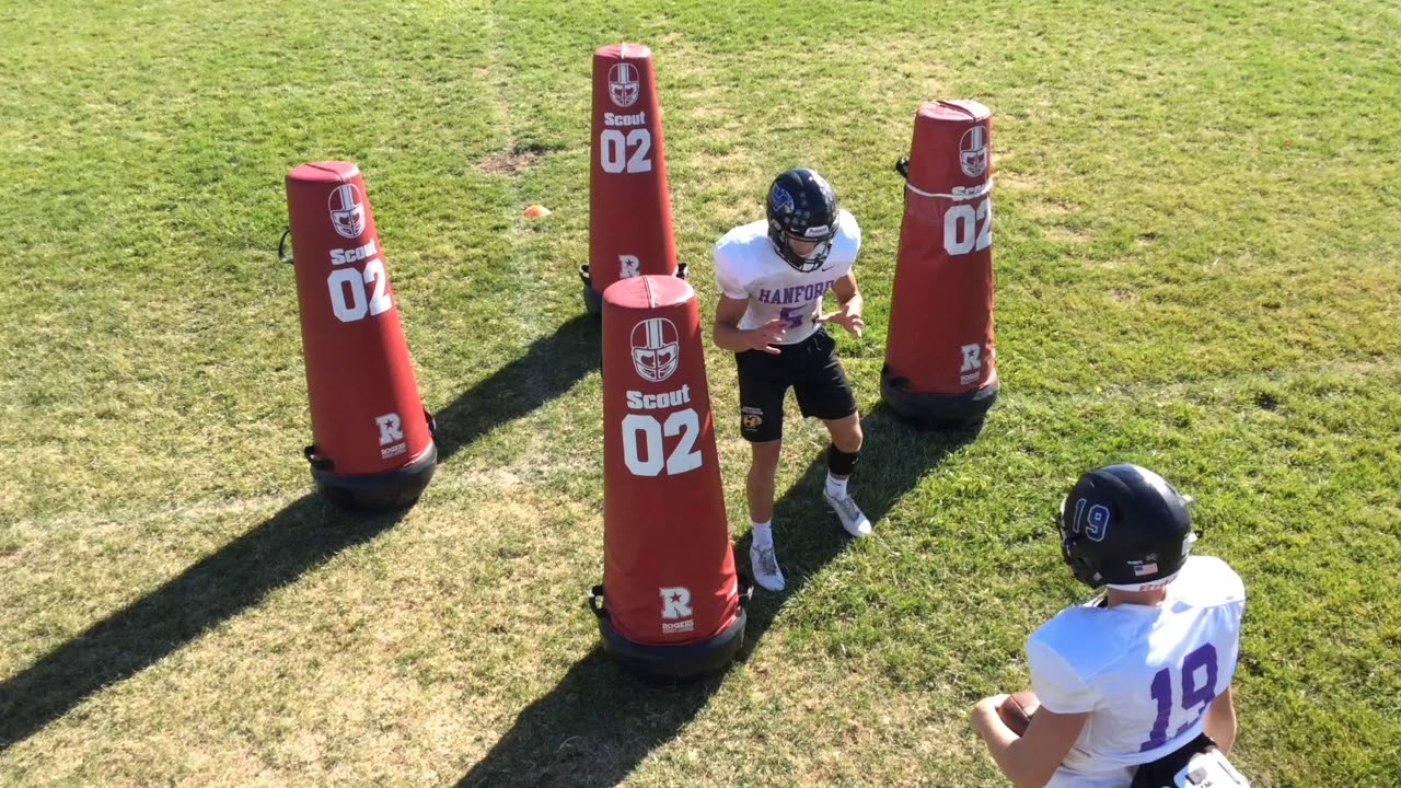 Quarterback Drill (Video 6): Pocket Presence, "Throwing in the Trees ...