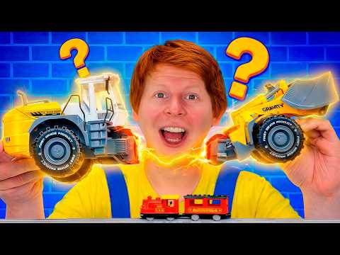 Ой, сломалось 🚧 Поезд и грейдер - Видео про машинки