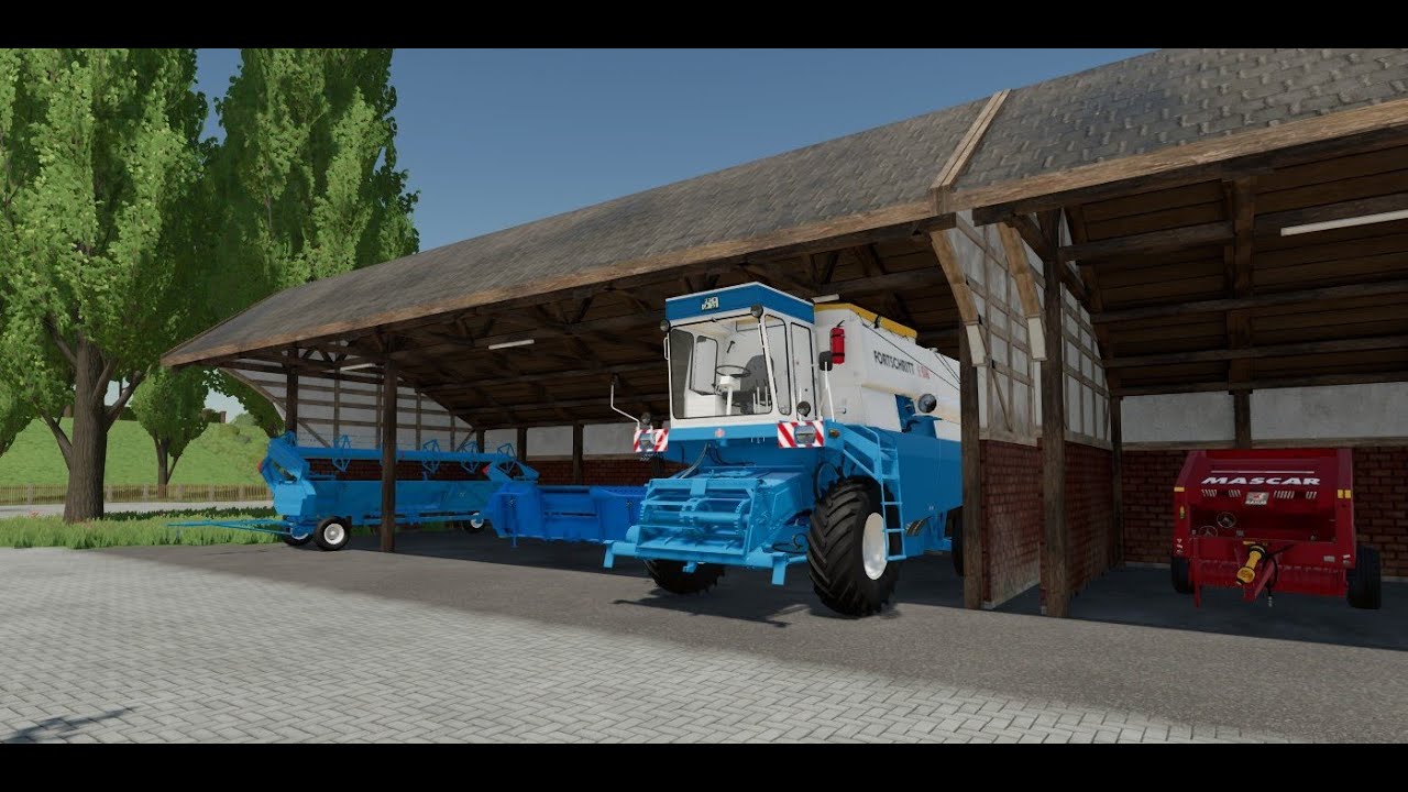 LS22 Ostbeck /3/ fangen wir mal mit Dreschen an - YouTube