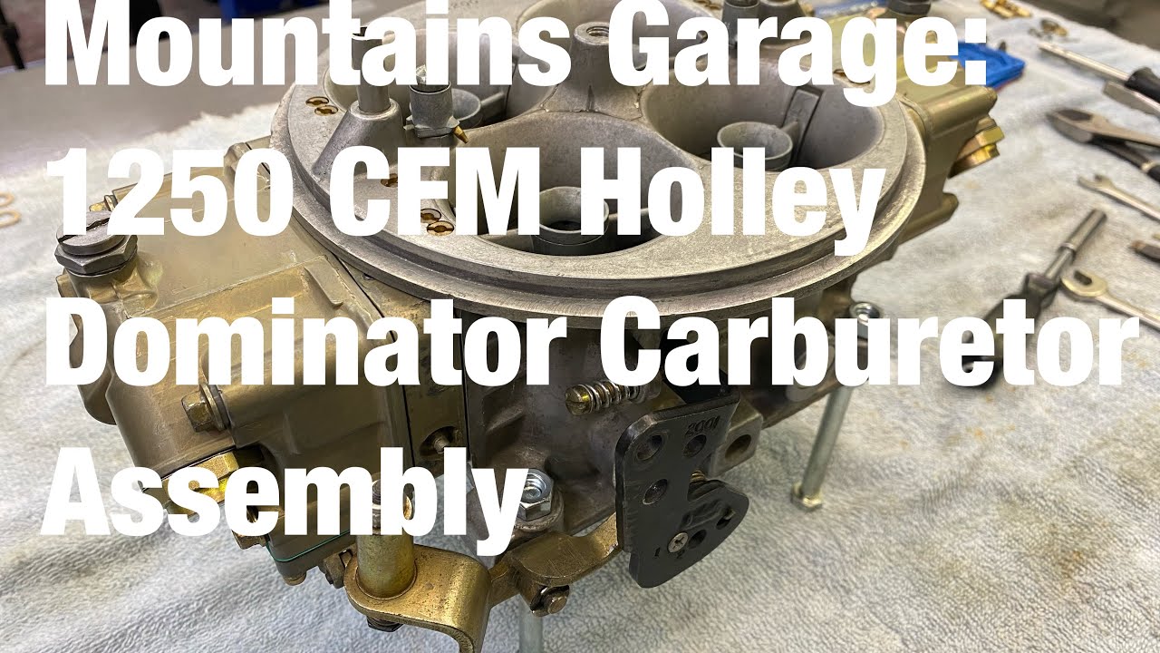 Mountains Garage: 1250 CFM Holley Dominator Carburetor Assembly Part ...