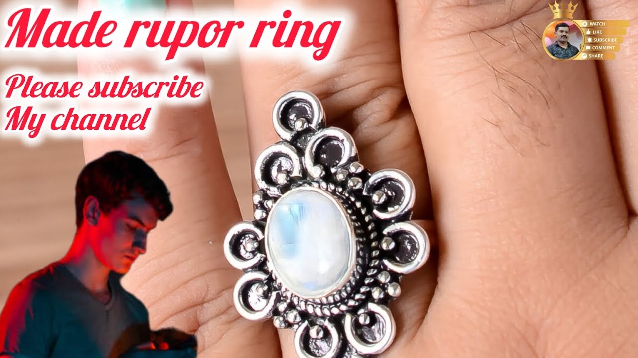 Beautiful rupor ring 💍 made by real rupo #jewellery #viralshort # ...