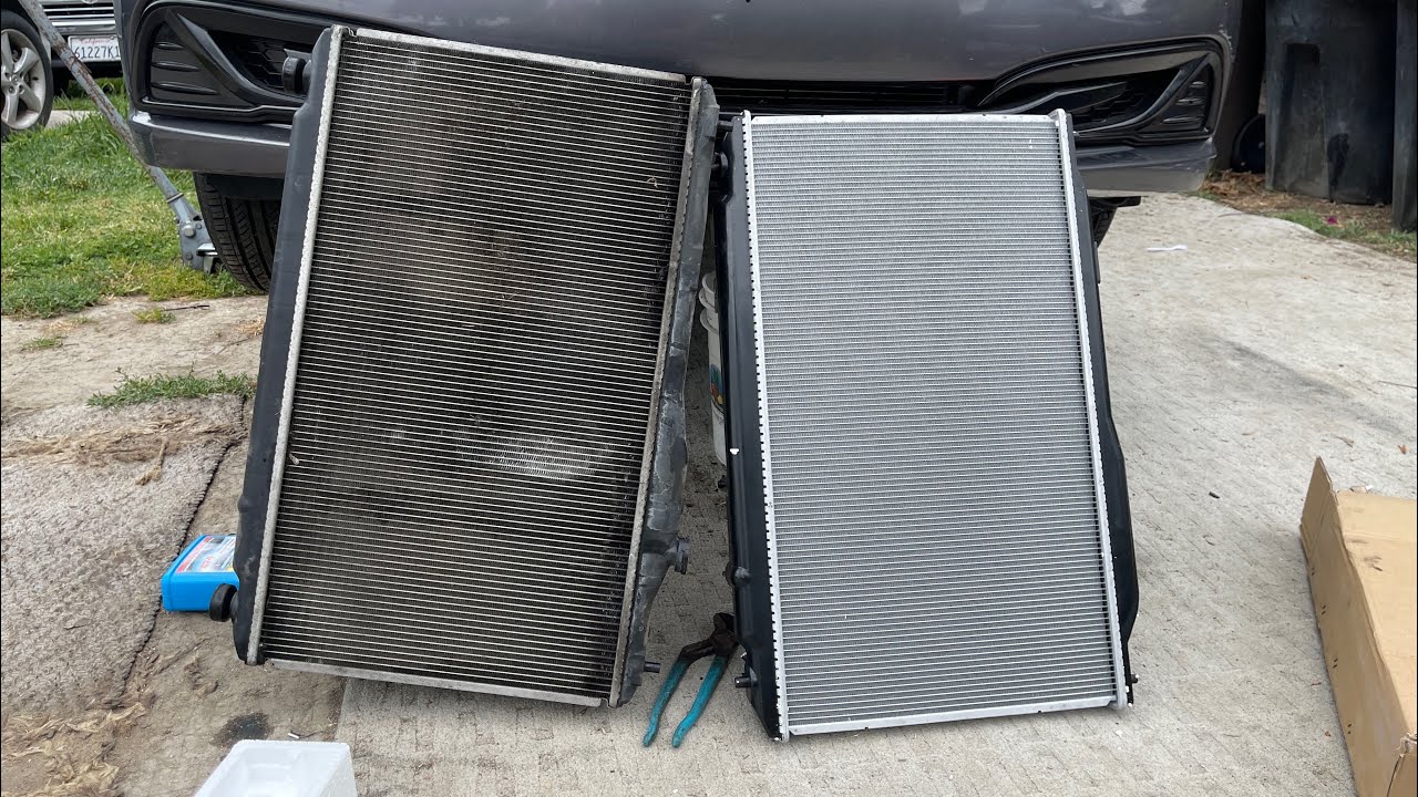 Changing Out My Broken Radiator - YouTube