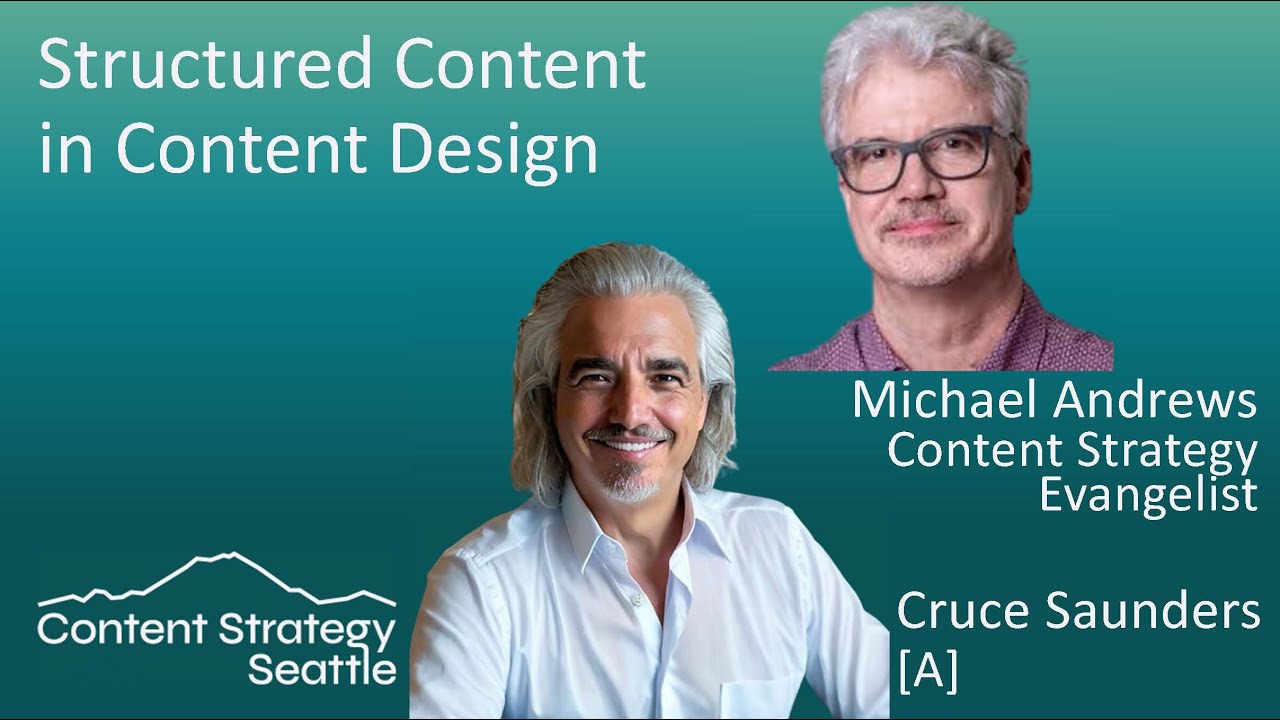 CSS December 2023 Michael Andrews and Cruce Saunders - YouTube