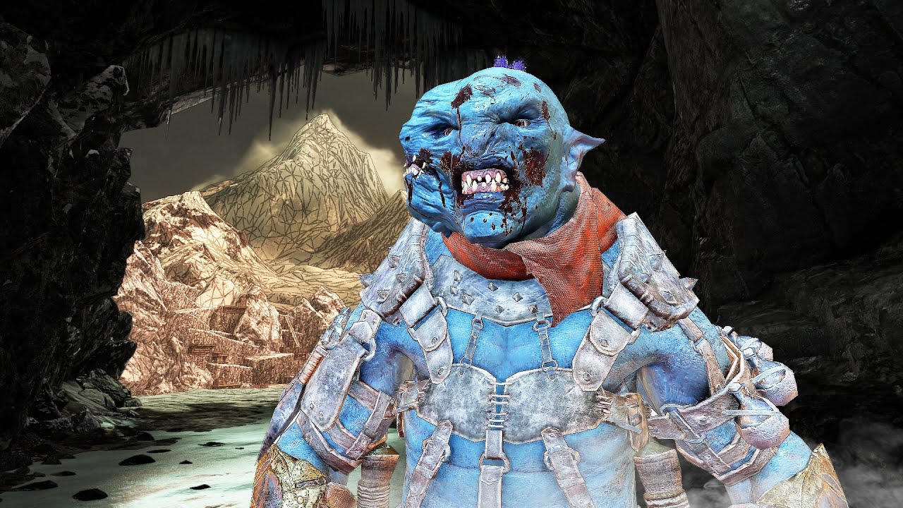 SHADOW OF WAR - UNIQUE THE BLUE OVERLORD MARAUDER TRICKSTER IN BRUTAL ...