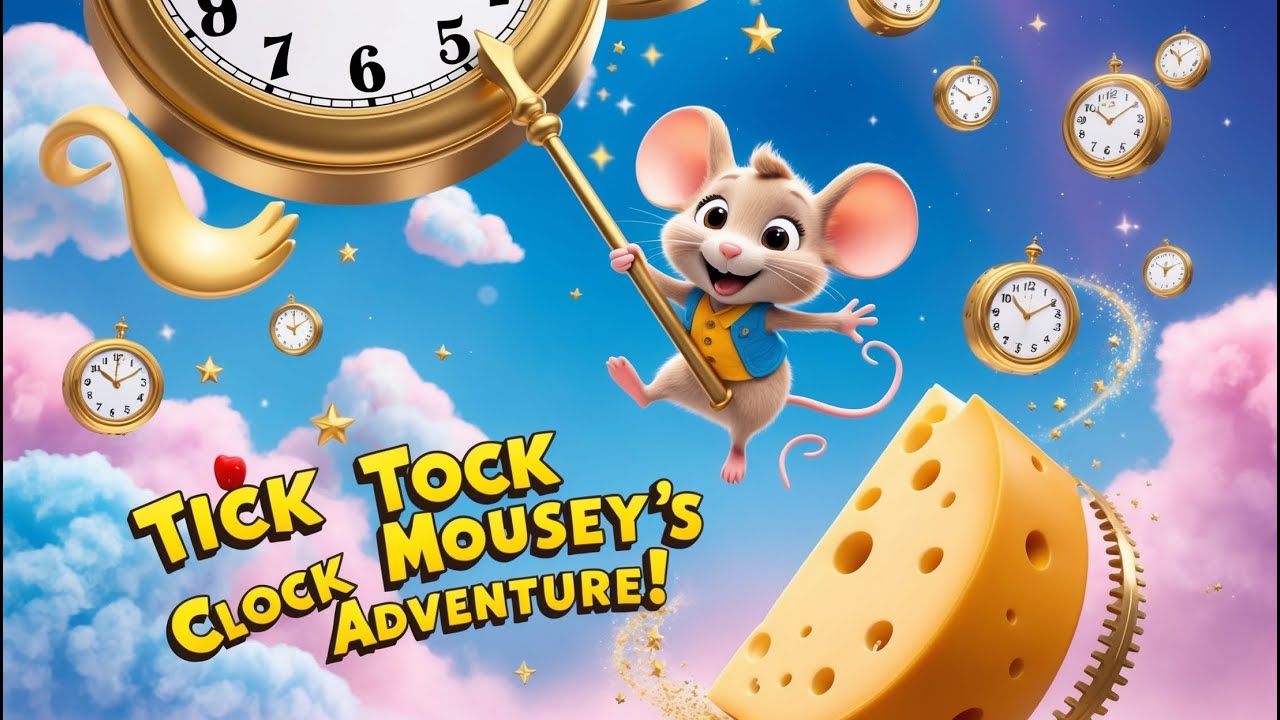 Tick Tock Mouse Adventure! 🐭⏰ Fun Kids Song | Nursery Rhyme & Learning ...