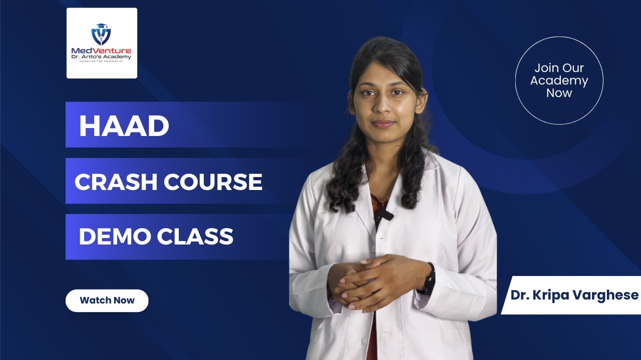 HAAD Crash Course based on New Syllabus - YouTube