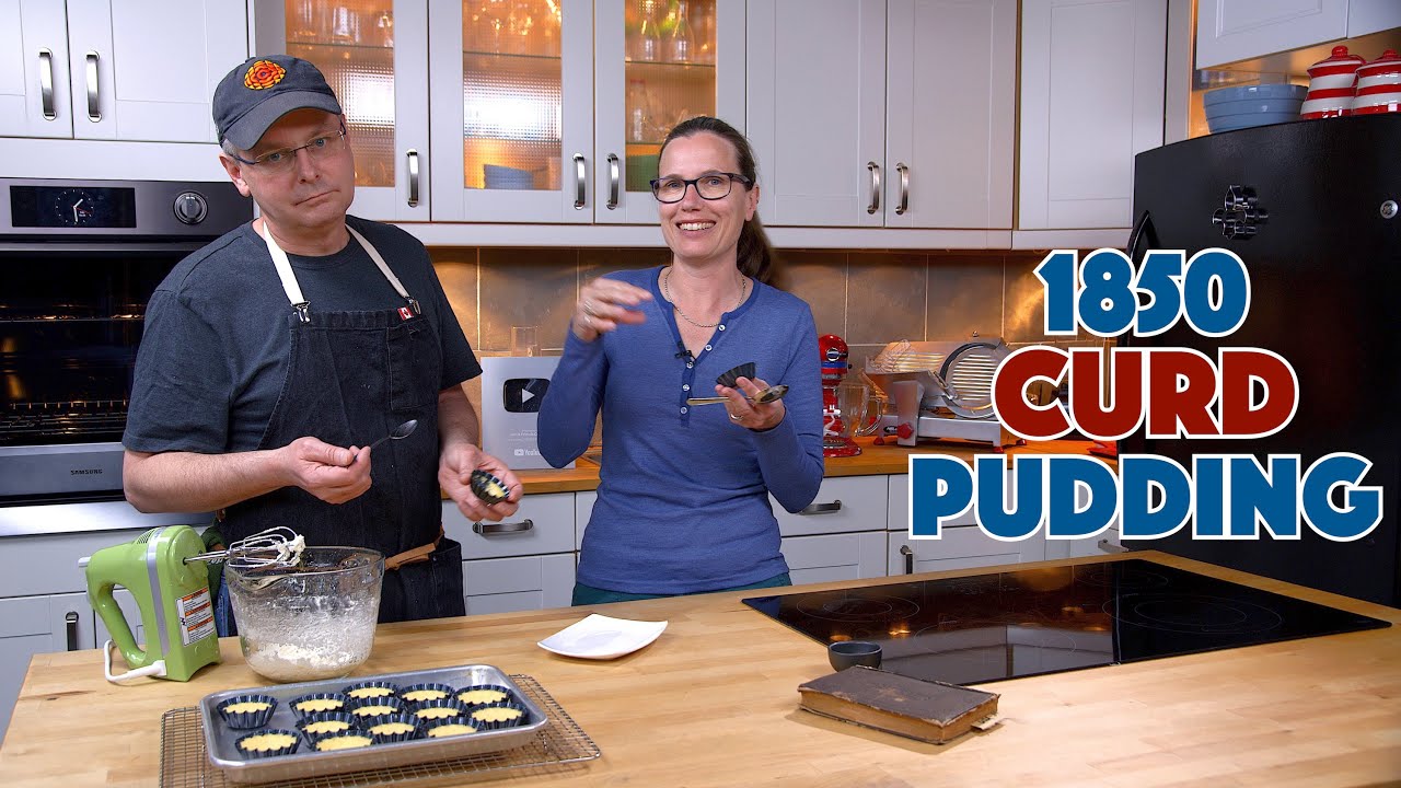 1850 Mrs Bliss Curd Pudding Recipe - Old Cookbook Show - Glen And ...