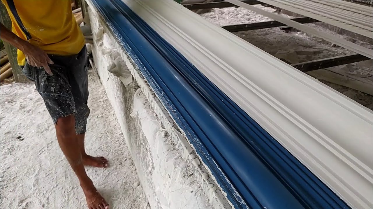 Lis gypsum polos 14'san | buat plafon minimalis , Begini tutorialnya ...