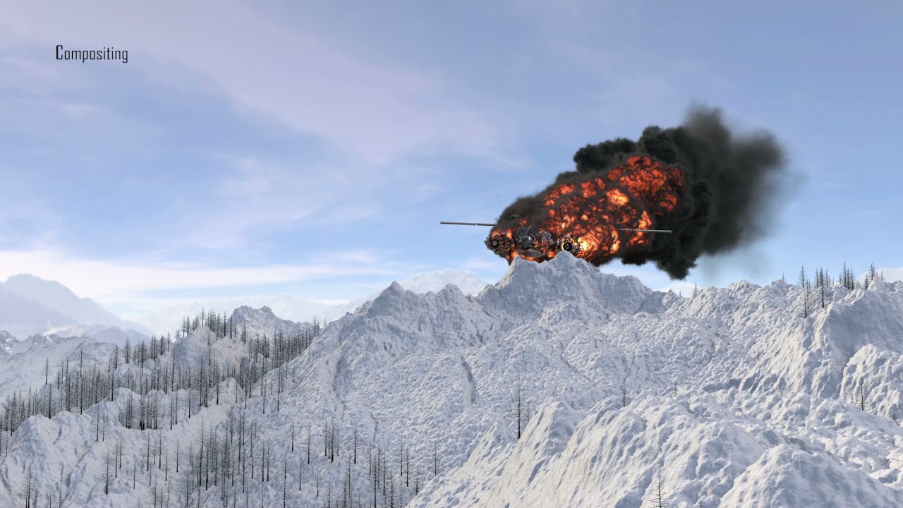 Houdini | Plane Crash | Pyro | Explosion | RBD | Volume | Ship Crash ...