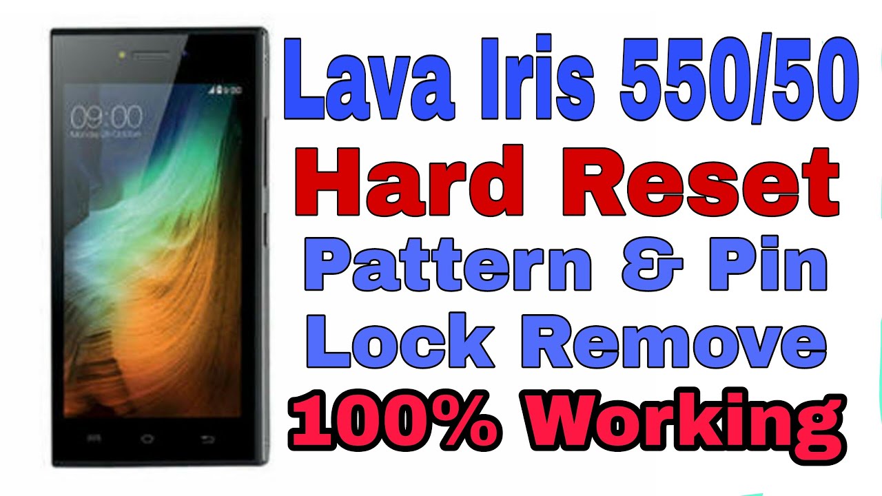 Lava Iris 550 Hard Reset Solution / How To Hard Reset Lava Iris 550 - YouTube