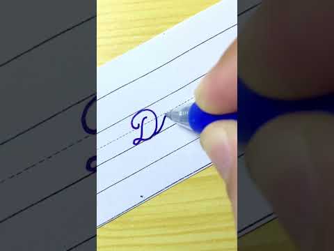 How to write “Dad” in Cursive writing | Cursive handwriting practice ...