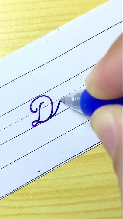 How to write “Dad” in Cursive writing | Cursive handwriting practice ...
