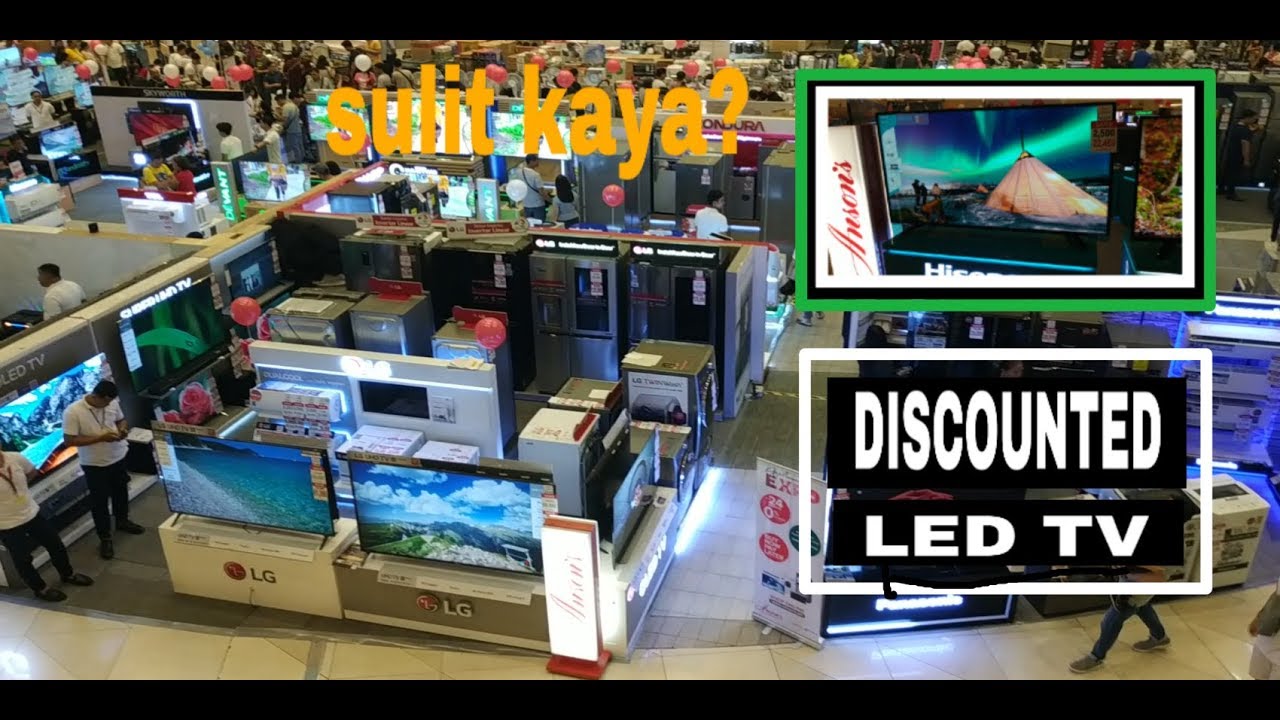 Discounted na presyo ng LED tv sa mall Full hd. - YouTube