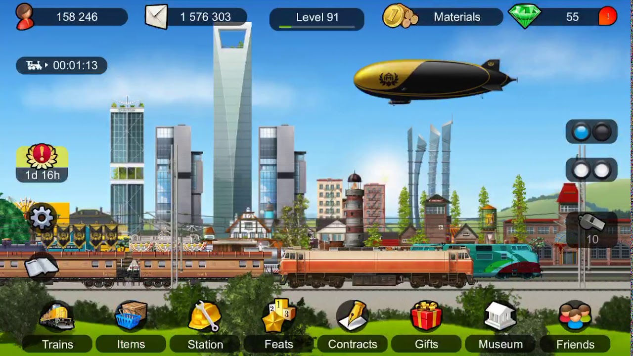 TrainStation The game on rails Using 15 whistles. - YouTube