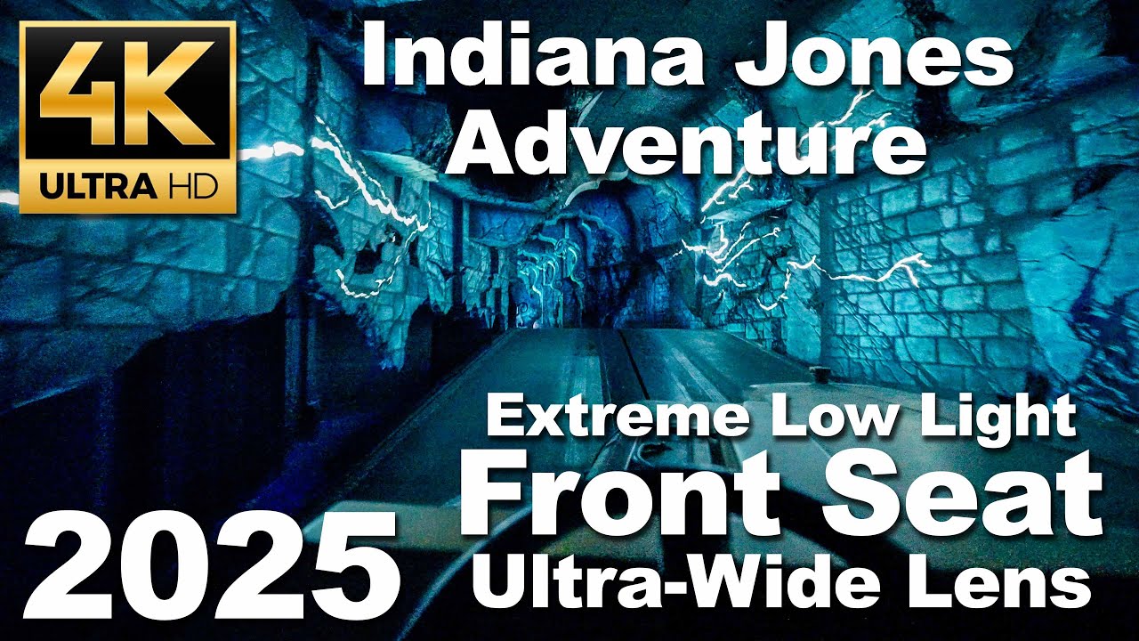 [4K] Indiana Jones™ Adventure - [2025] - Front Row - Disneyland ...