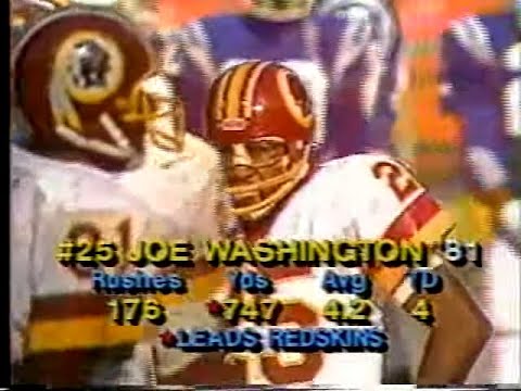 1981 Week 15 - Baltimore Colts at Washington Redskins - YouTube