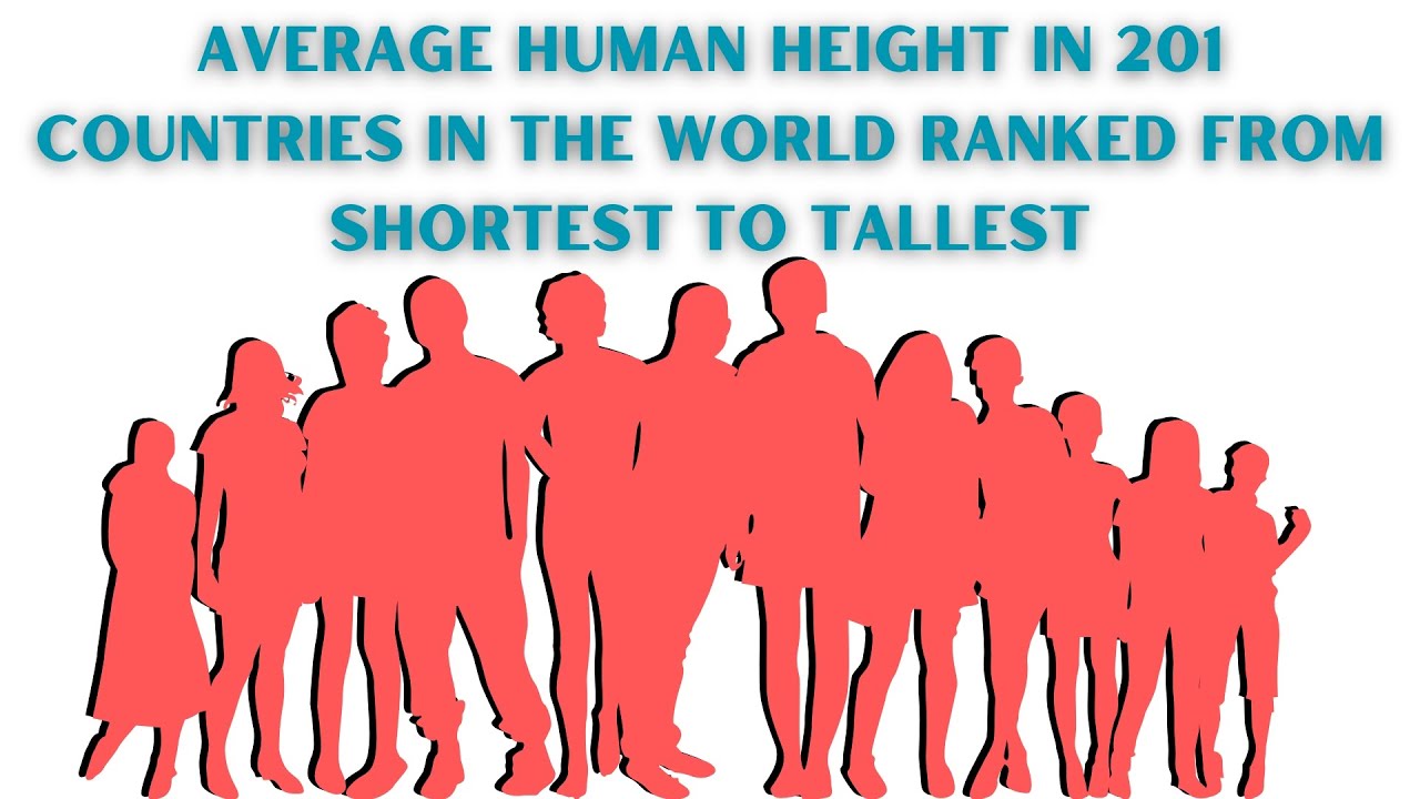 Average Human Height In 201 Countries In The World Ranked From Shortest ...
