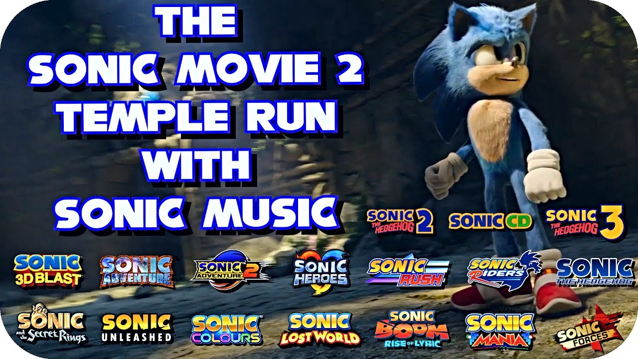 The Sonic Movie 2 Temple Run With Sonic Music - YouTube