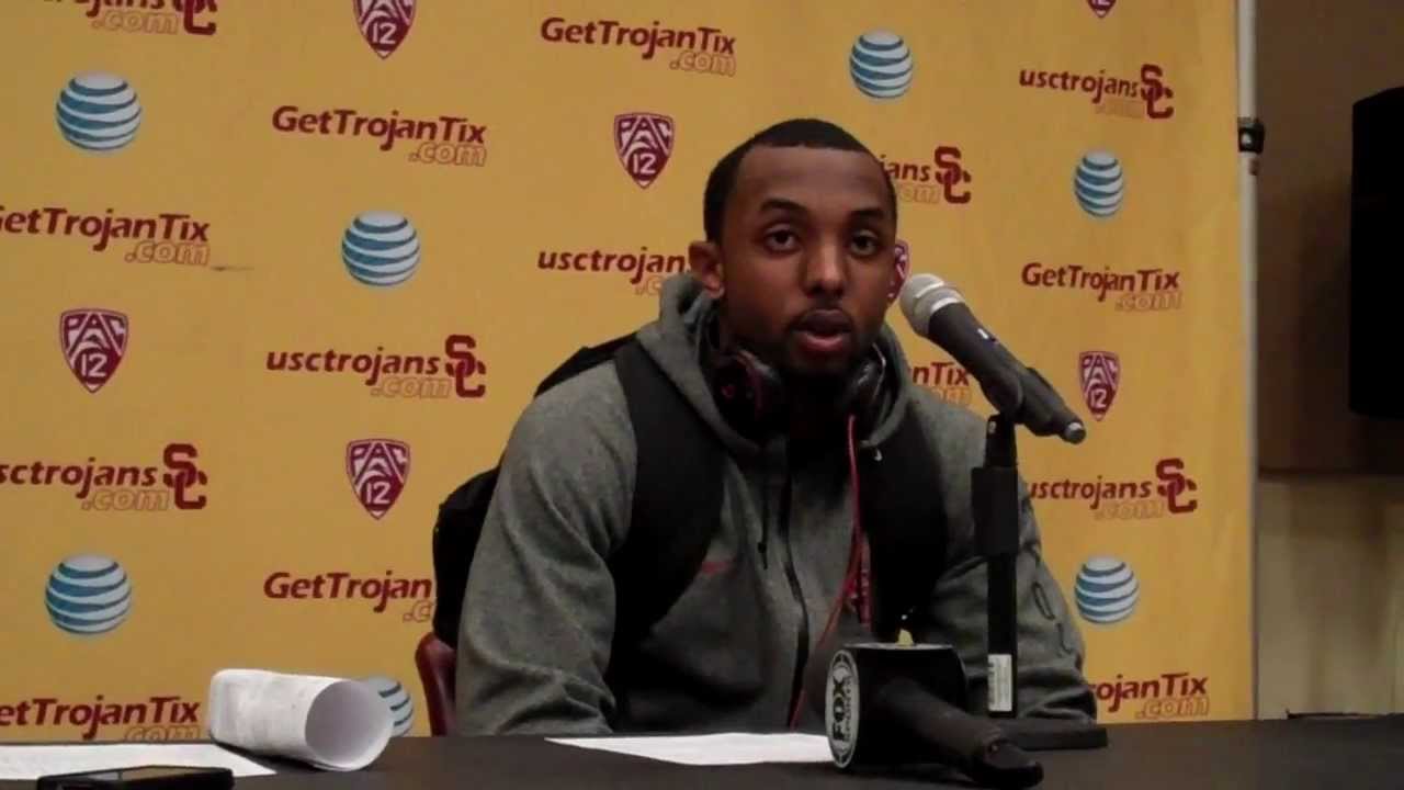 Arizona State 79, USC 60: Post Game -- Byron Wesley - YouTube