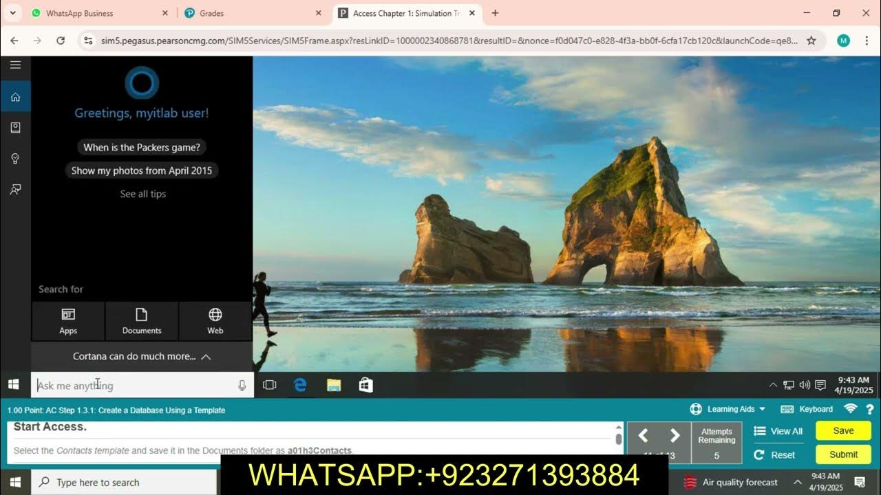 Access Chapter 1 Simulation Training || Access Chapter 1 Simulation Training - YouTube