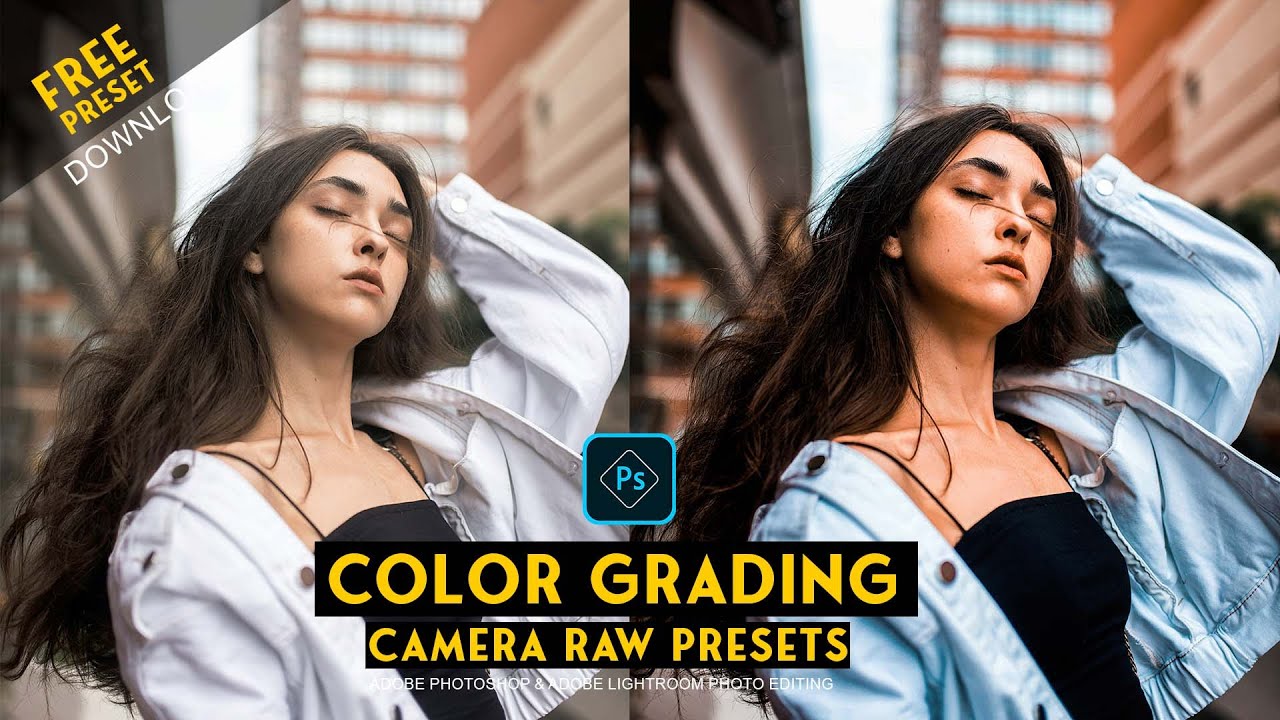 Photoshop Tutorial I How to Colour Grading Orange & Teal In Camera Raw ...