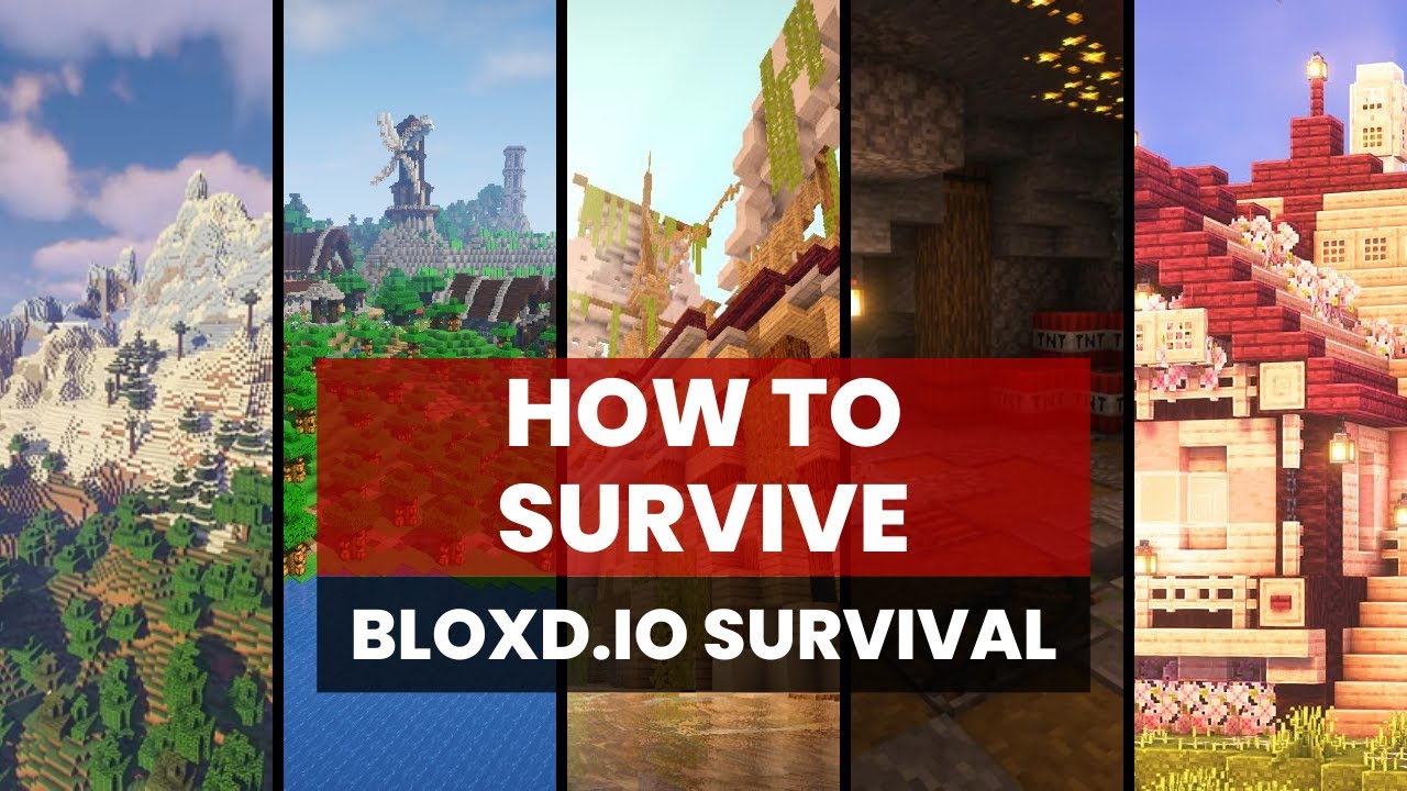 How to SURVIVE in Bloxd.io Survival? - YouTube