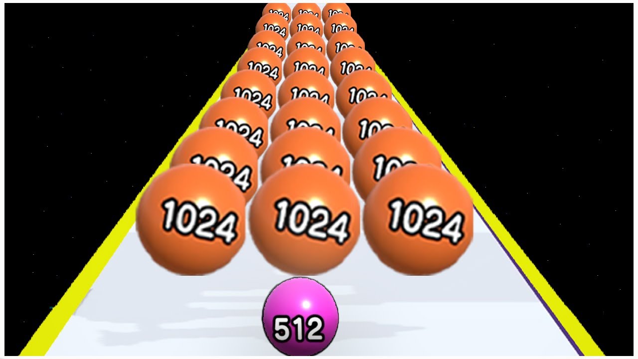 Rolling Ball Run 2048 runner ball - Gameplay Walkthrough - max levels ...