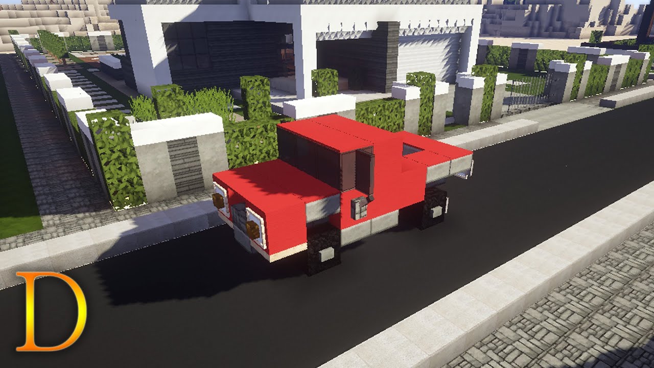 MINECRAFT POJAZDY - Jak zrobić samochód pickup. - YouTube