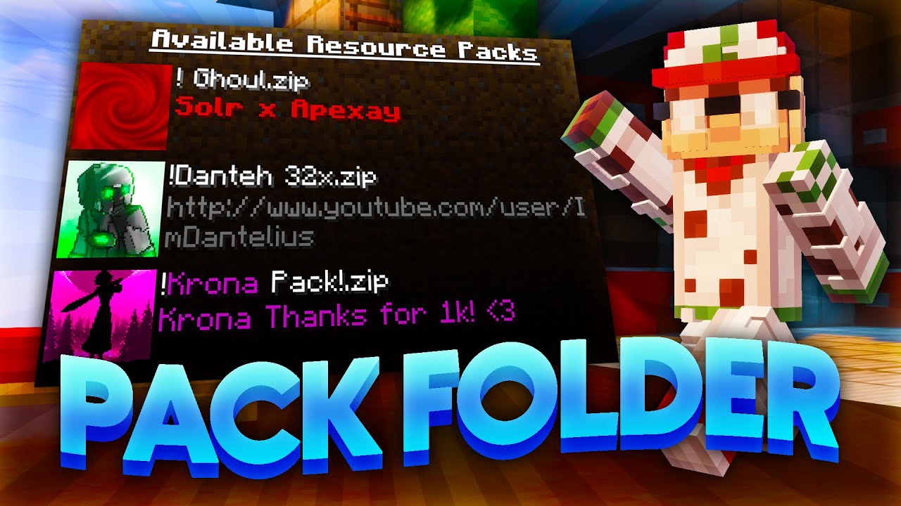 MY PACK FOLDER RELEASE! - YouTube