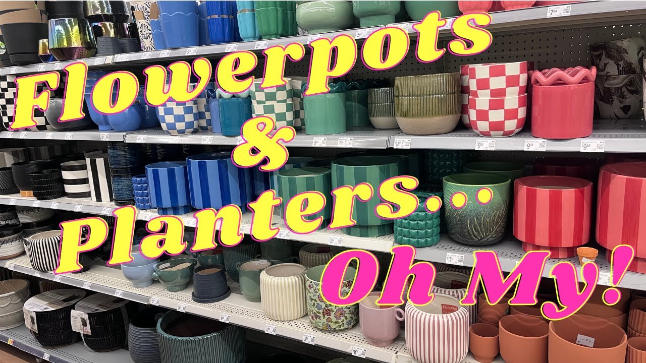 Seasonal Section at Walmart - Amazing Flowerpots & Planters Selection ...