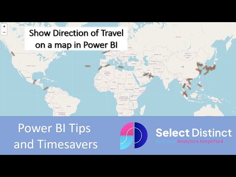 Power BI Transport Maps: Show Direction of Travel with Icon Map - YouTube