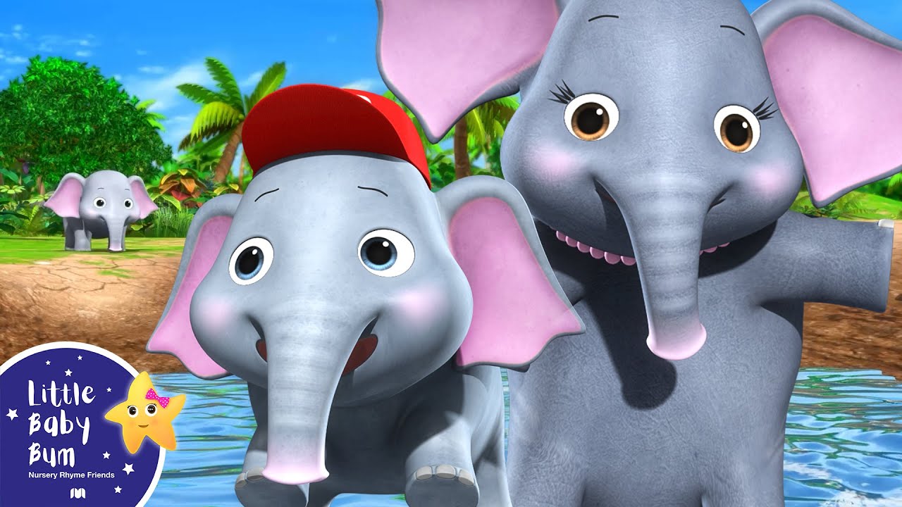 Bath Time With Little Elephants | Little Baby Bum - New Nursery Rhymes ...