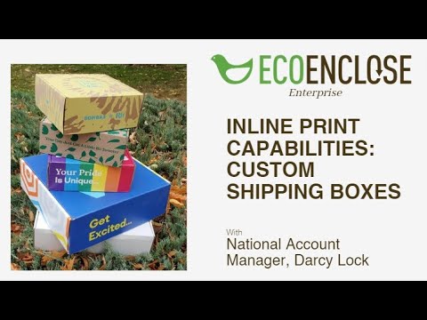 Inline Print Capabilities Custom Shipping Boxes - YouTube