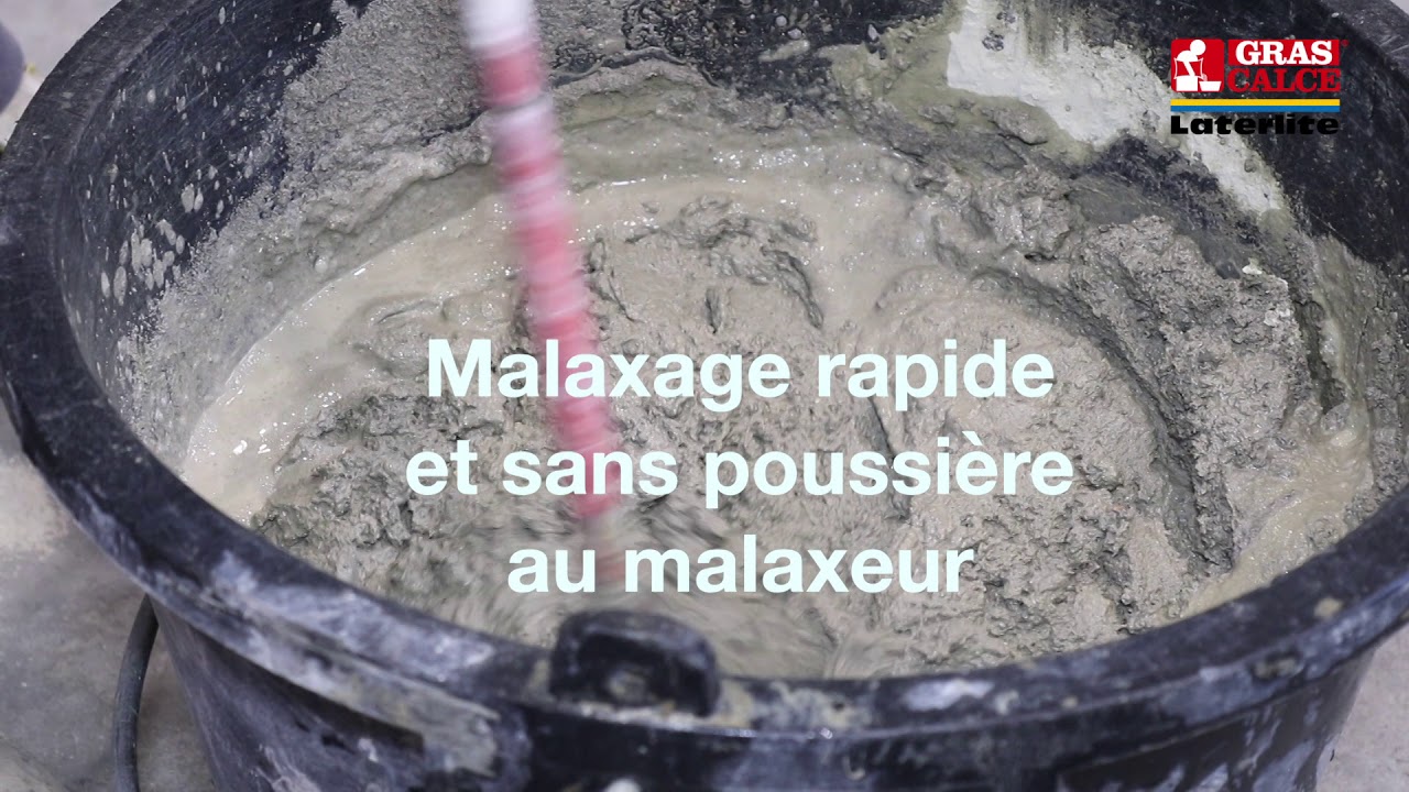 Béton et mortier en sac sans poussière | Gamme Gras Calce - YouTube