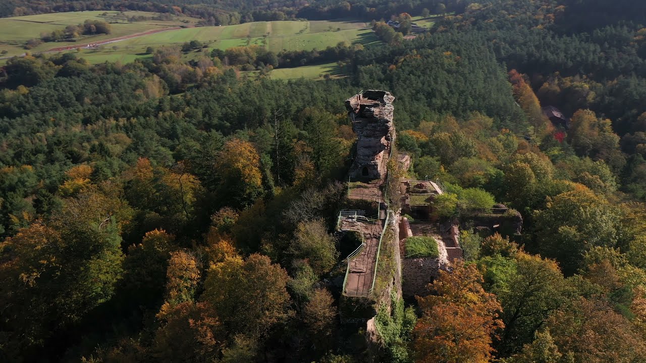 Busenberg - Burg Drachenfels - YouTube