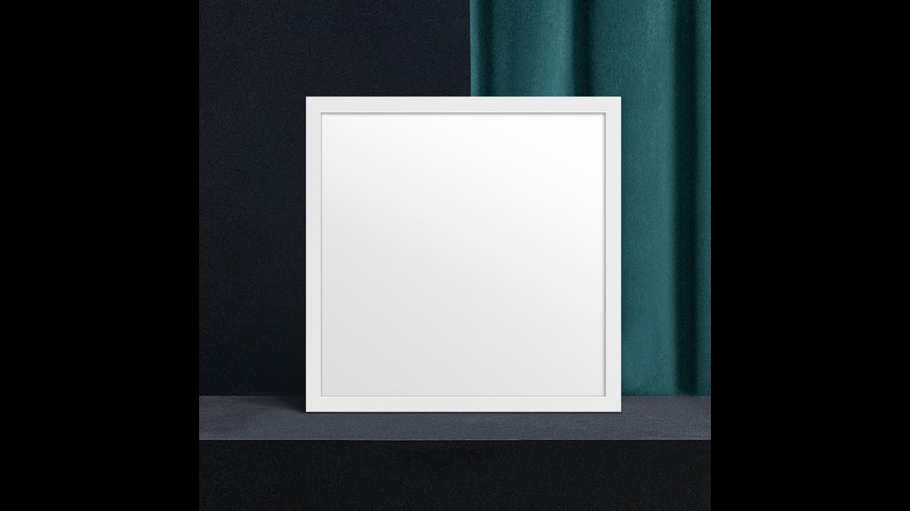 thin led panel light surface mounted panel lights,595*595*33mm, 2x2 ...