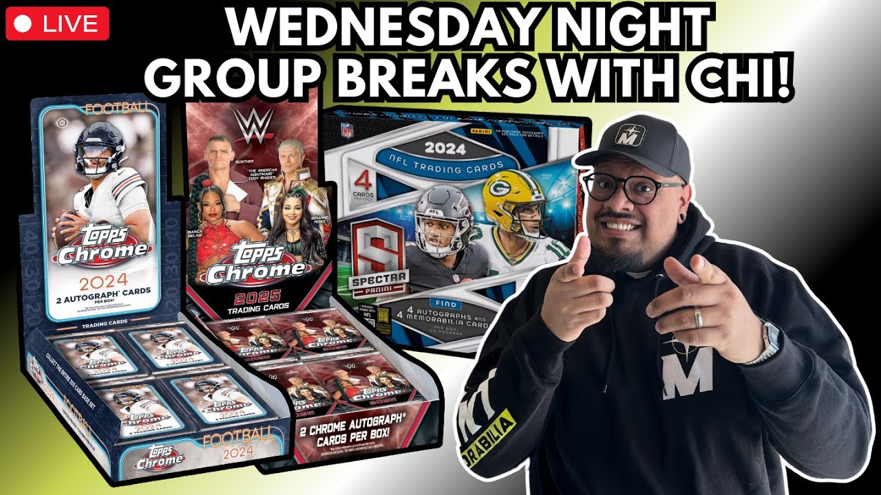 WEDNESDAY NIGHT GROUP BREAKS AND PERSONAL RIPS WITH CHI! *SPOTS ...